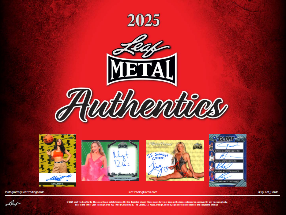 2025 Leaf Metal Authentics Box Release Date Checklist Price